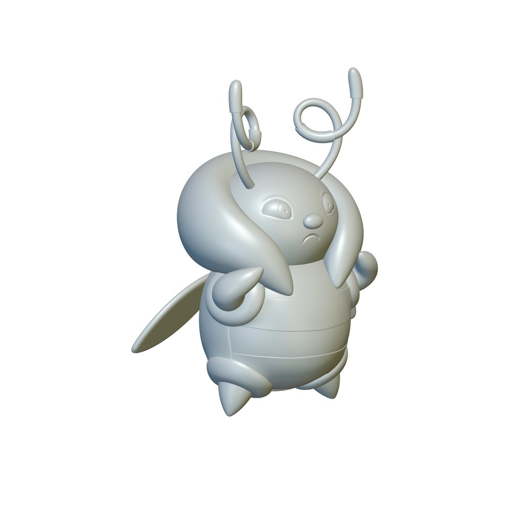 Pokemon Volbeat #313 - Optimized for 3D Printing by 3Dprint1UP ...