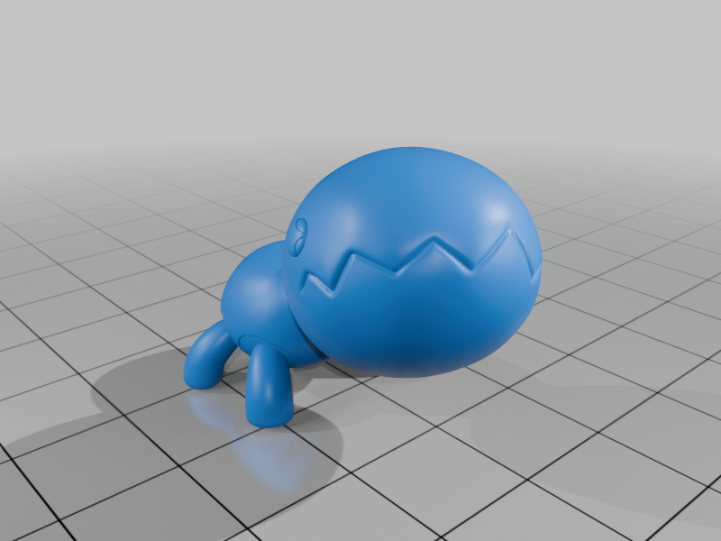 Pokemon Trapinch #328 - Optimized for 3D Printing by 3Dprint1UP ...