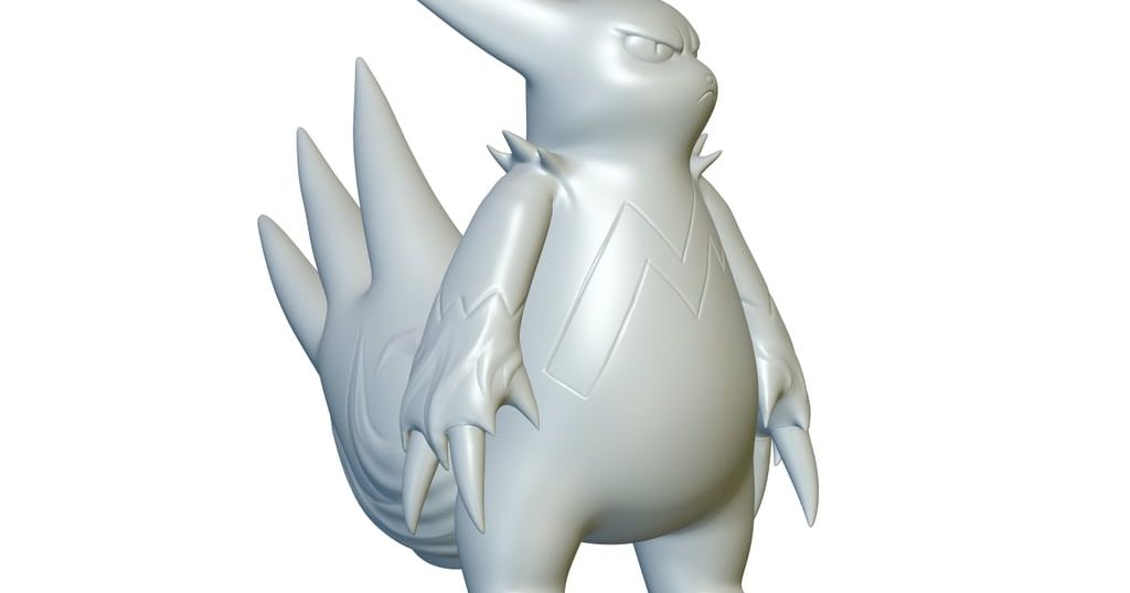 Pokemon Zangoose #335 - Optimized for 3D Printing by 3Dprint1UP ...