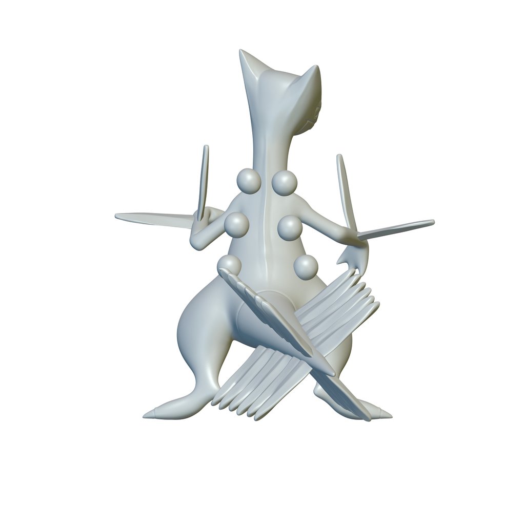 Pokemon Sceptile #254 - Optimized for 3D Printing by 3Dprint1UP ...