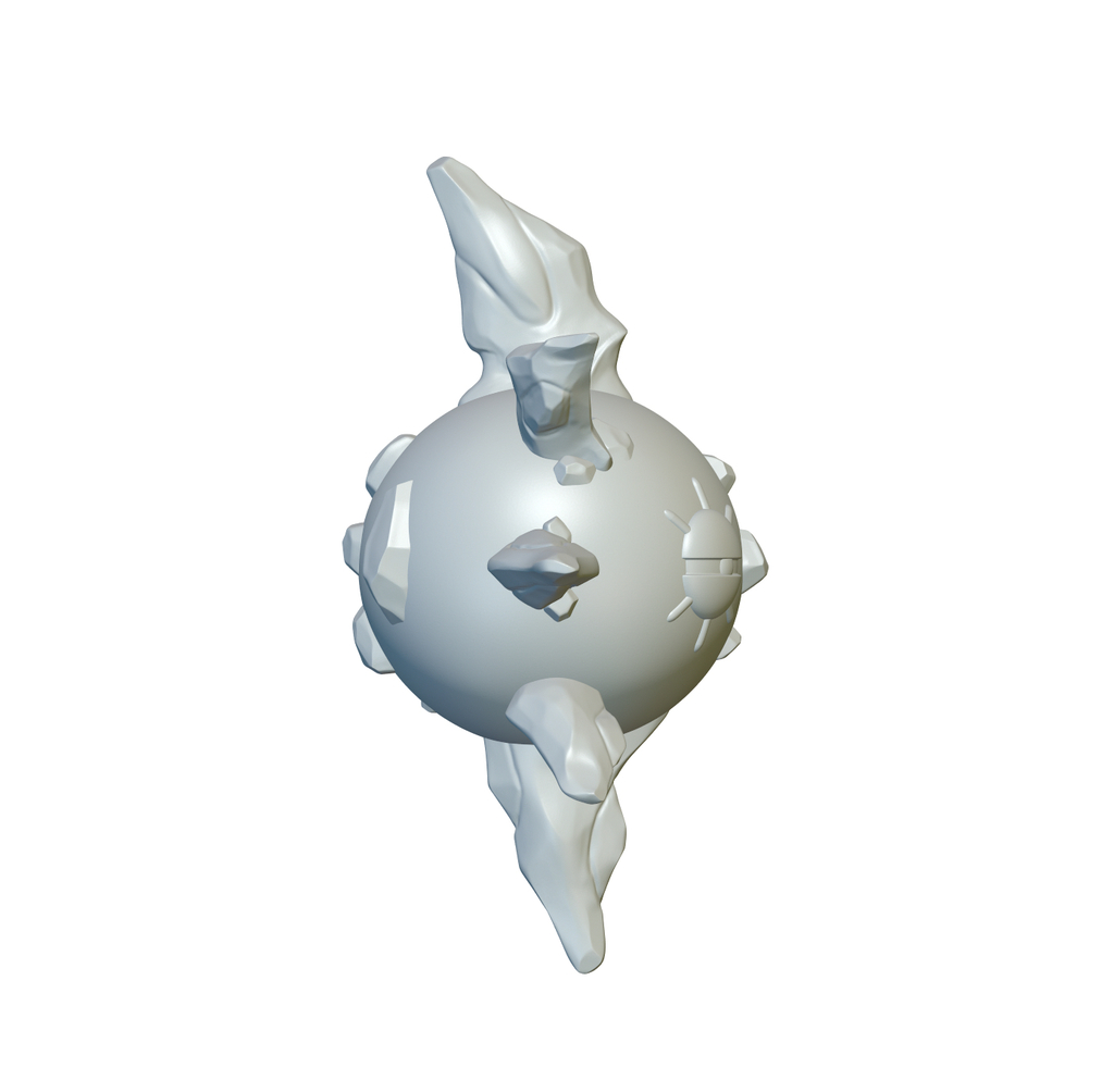 Pokemon Solrock #338 - Optimized for 3D Printing by 3Dprint1UP ...