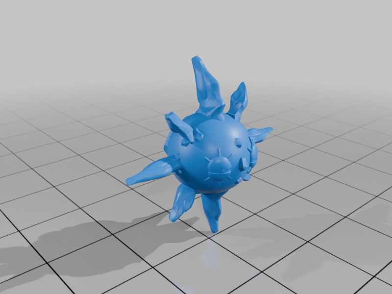 Pokemon Solrock #338 - Optimized for 3D Printing by 3Dprint1UP ...