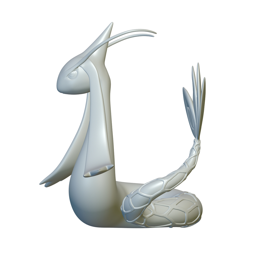 Pokemon Milotic #350 - Optimized for 3D Printing by 3Dprint1UP ...