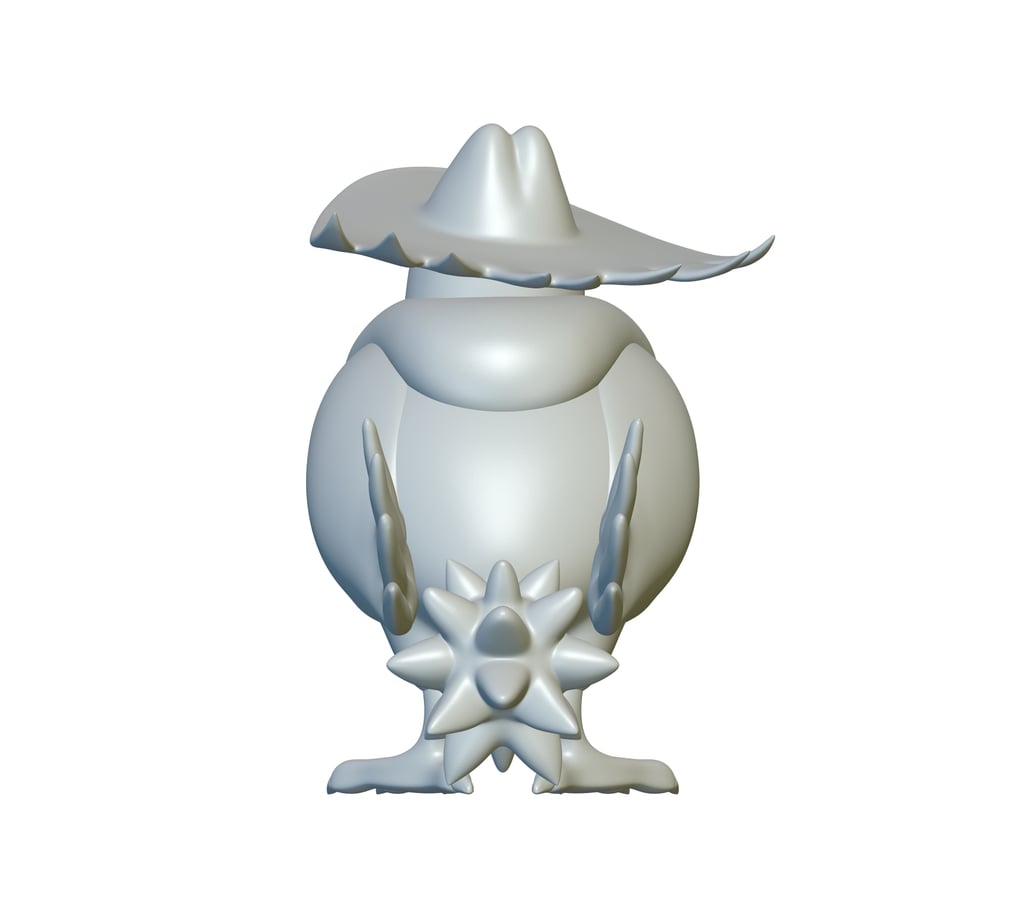 Pokemon Honchkrow #430 - Optimized for 3D Printing by 3Dprint1UP ...
