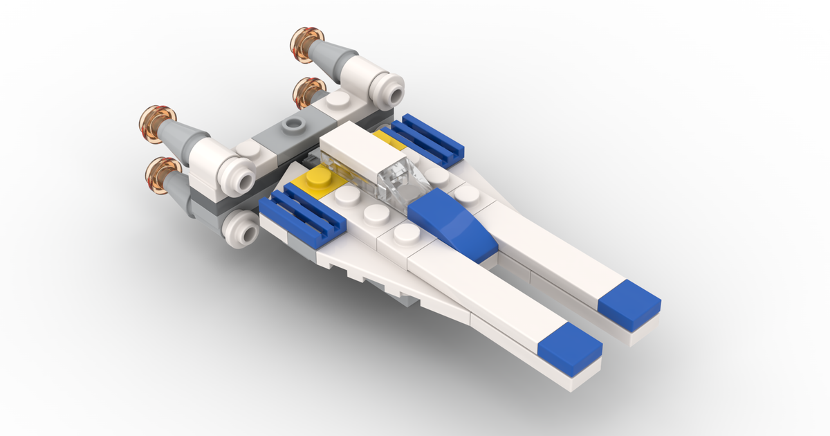 Brick U-Wing Fighter - Mini polybag by Brickmaster | Download free STL ...