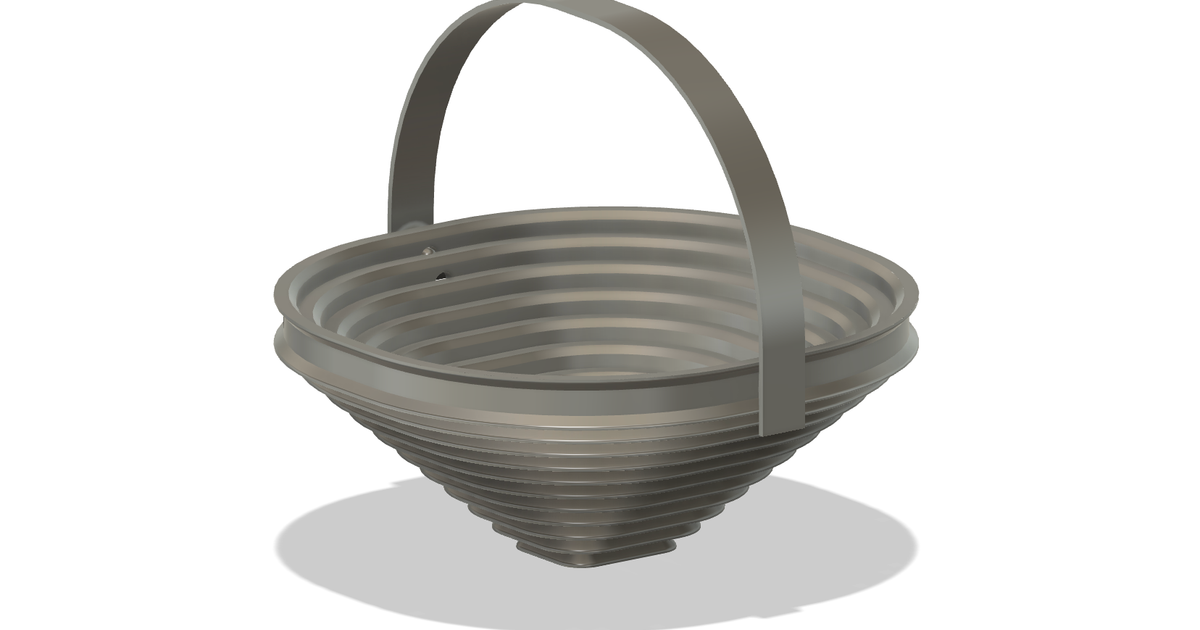 Collapsible Basket by Psykaze | Download free STL model | Printables.com