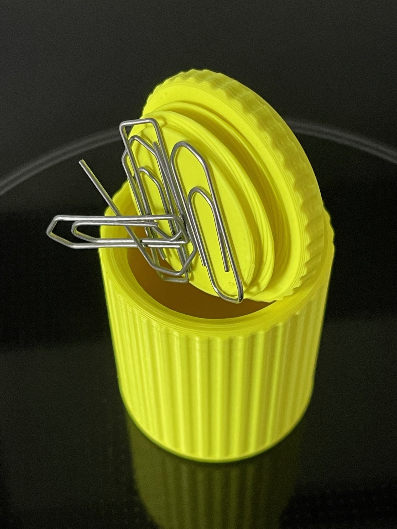 Travel Container for Paper Clips (with magnetic lid) by vmLOGIC ...