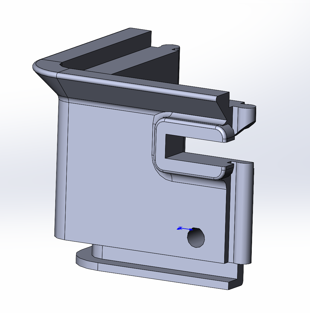 K1 Max Riser - Corner piece with USB extension cord mount by k1-801 ...