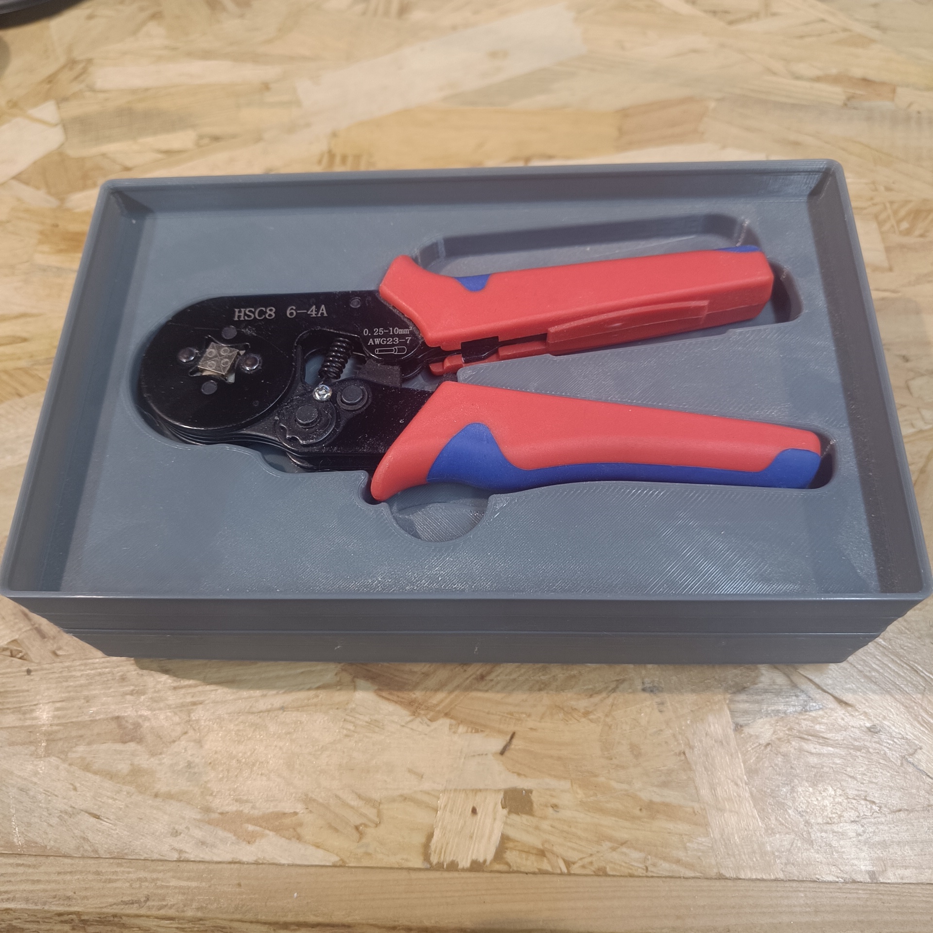 Gridfinity for HSC8 6-4A crimper plier Kit by Morbier | Download free ...