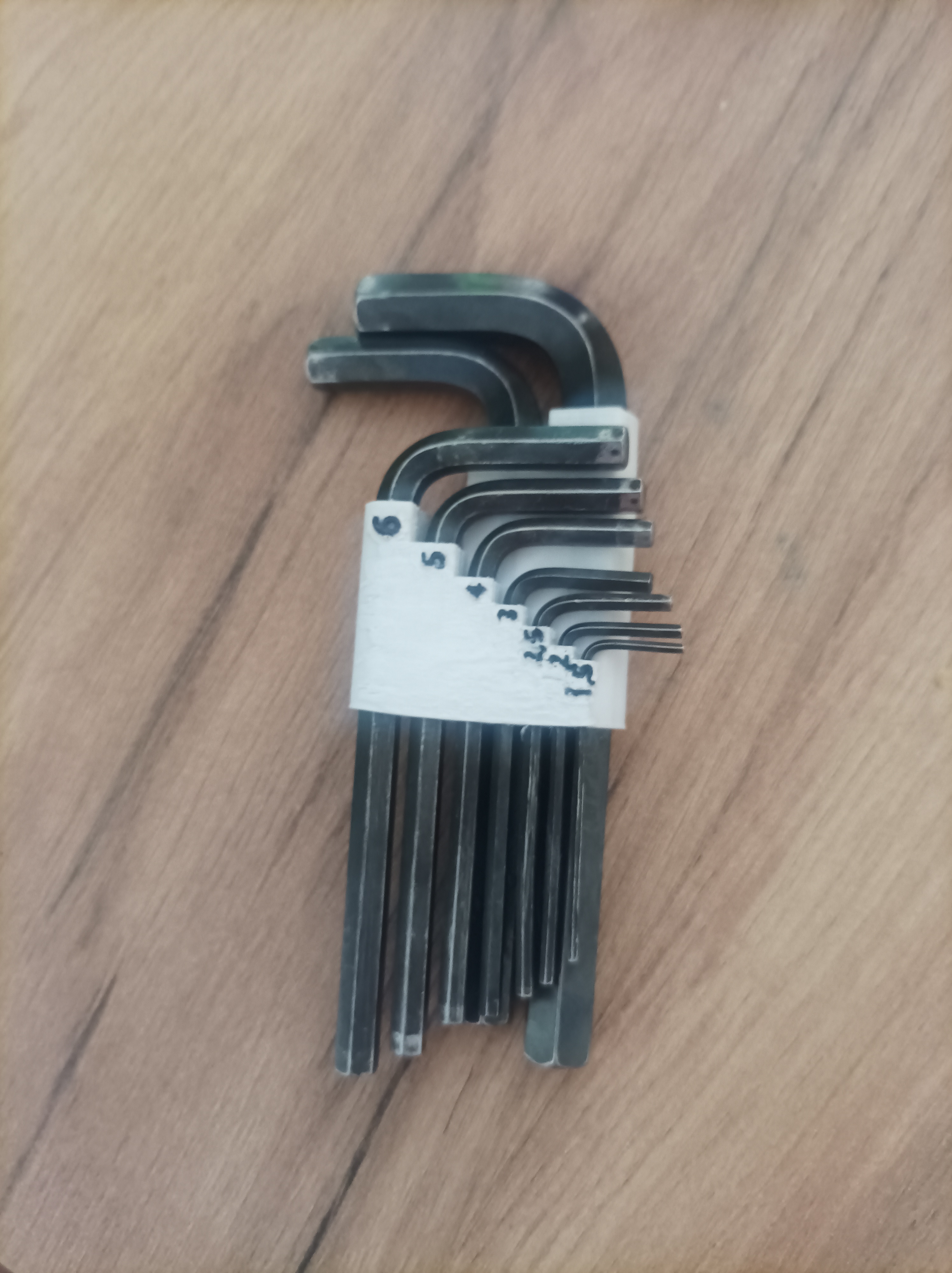 Hex key holder by Łukasz Dudek | Download free STL model | Printables.com