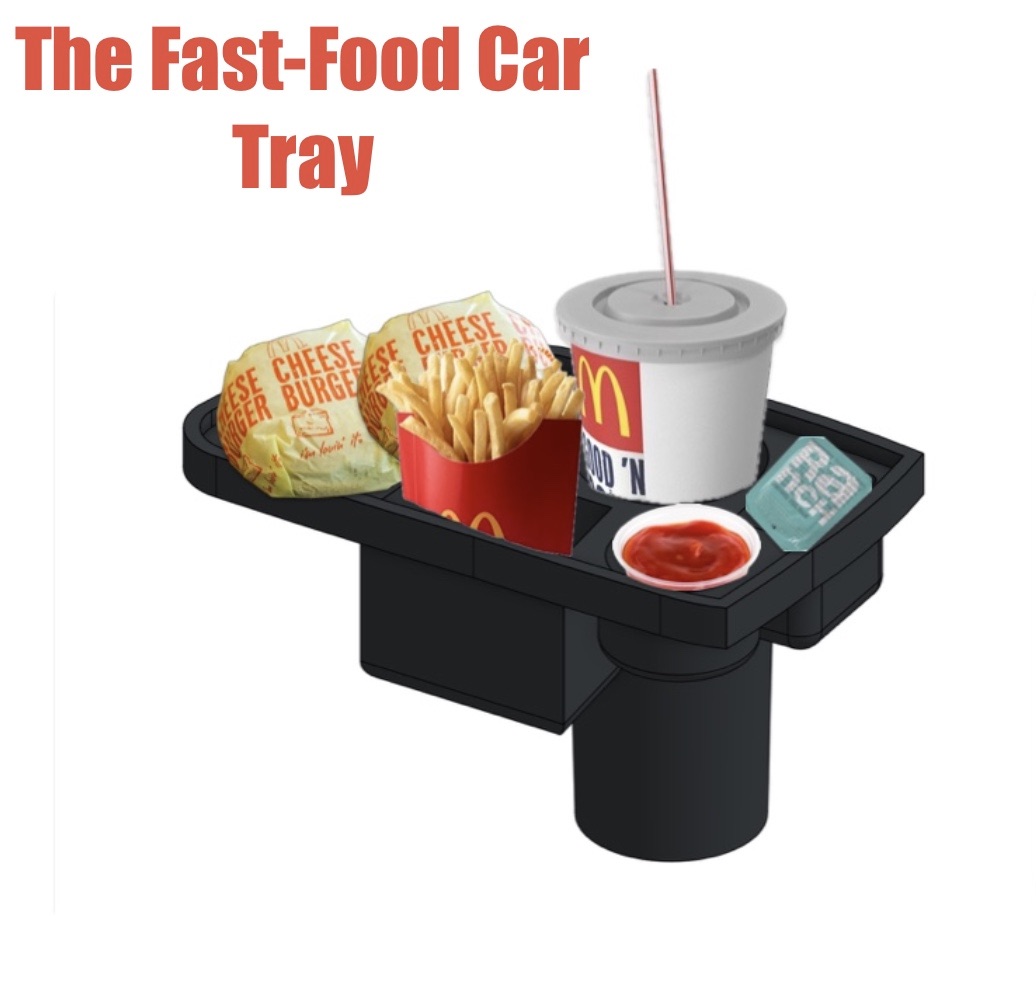 Fast Food Car Tray by Theo Q | Download free STL model | Printables.com