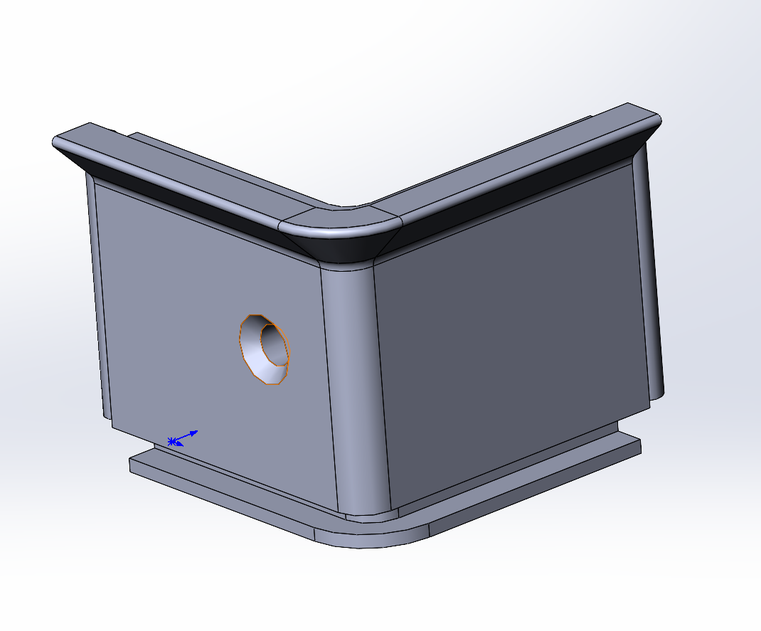 K1 Max Riser Corner piece - with PTFE channel by k1-801 | Download free ...