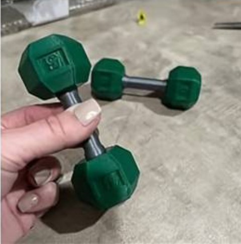 Baby Mini Rattle Dumbbell Toy by Jura Švébiš | Download free STL model ...