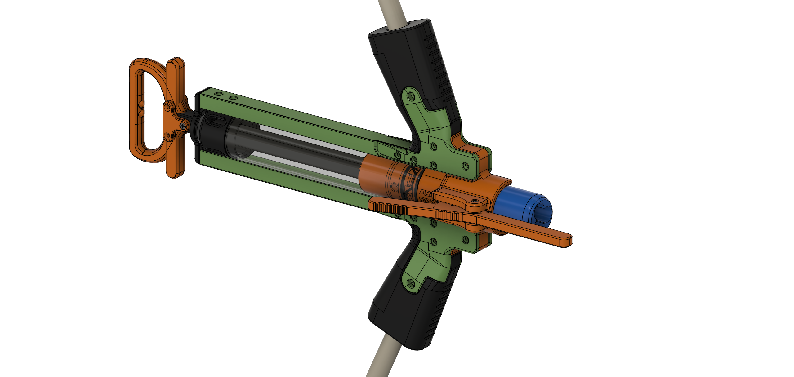PBR Bow Silly Shell Adapter by Sillybutts | Download free STL model ...