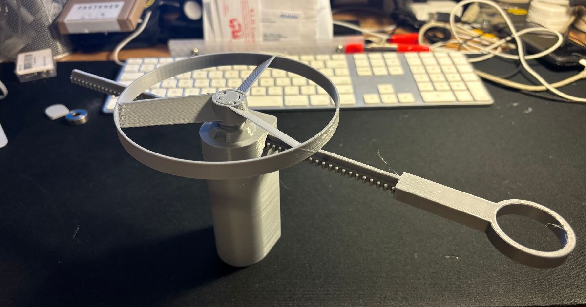 Simplified Pull Copter by jmorrison7 | Download free STL model ...