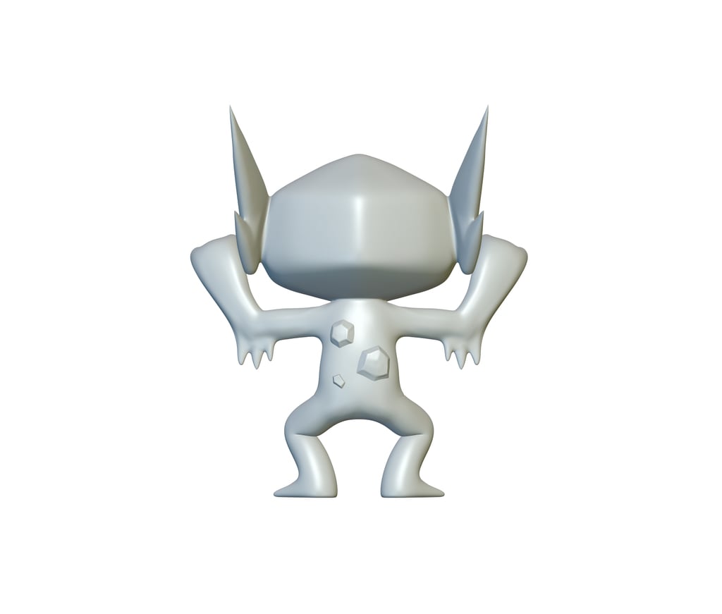 Pokemon Sableye #302 - Optimized for 3D Printing by 3Dprint1UP ...