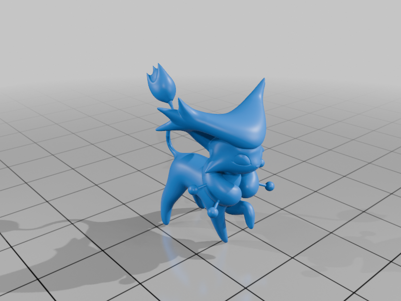 Pokemon Delcatty #301 - Optimized for 3D Printing by 3Dprint1UP ...