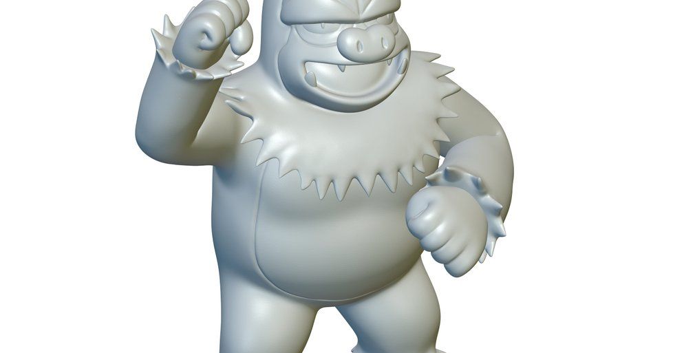 Pokemon Slaking #289 - Optimized for 3D Printing by 3Dprint1UP ...