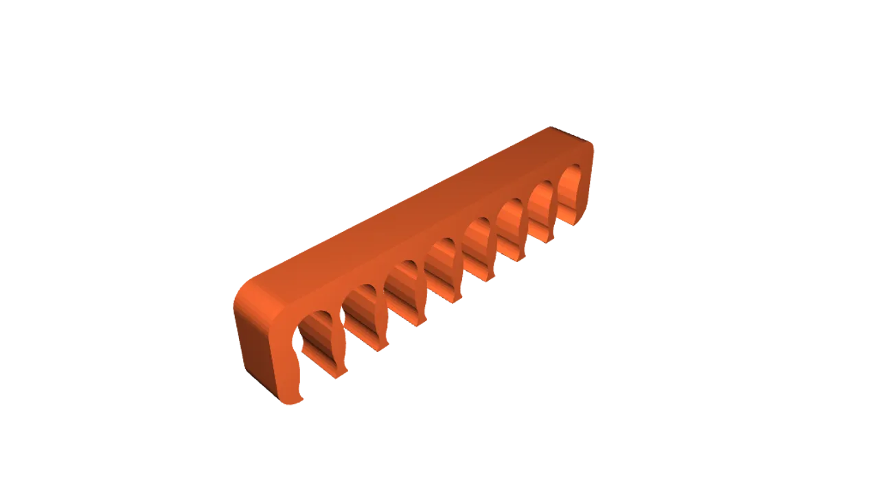 GPU cable comb by Raafk | Download free STL model | Printables.com