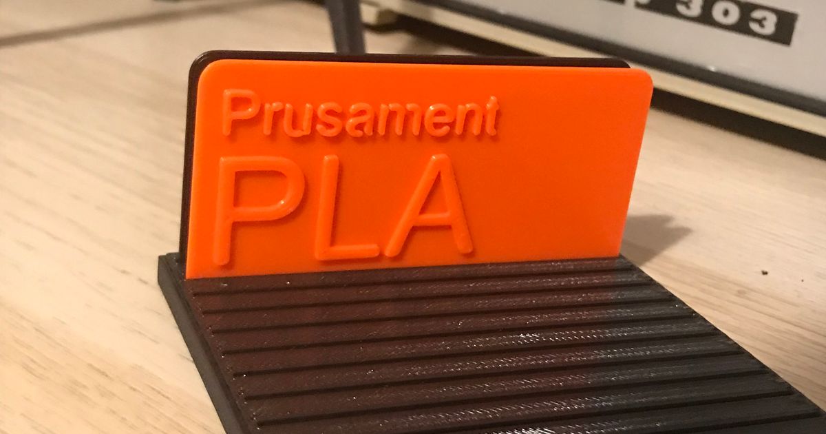 Filament Sample Card by Katona Dávid | Download free STL model ...