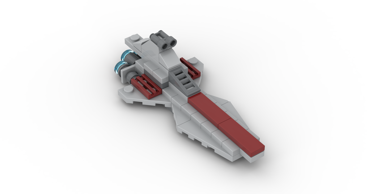 Brick Republic Attack Cruiser - Mini polybag by Brickmaster | Download ...