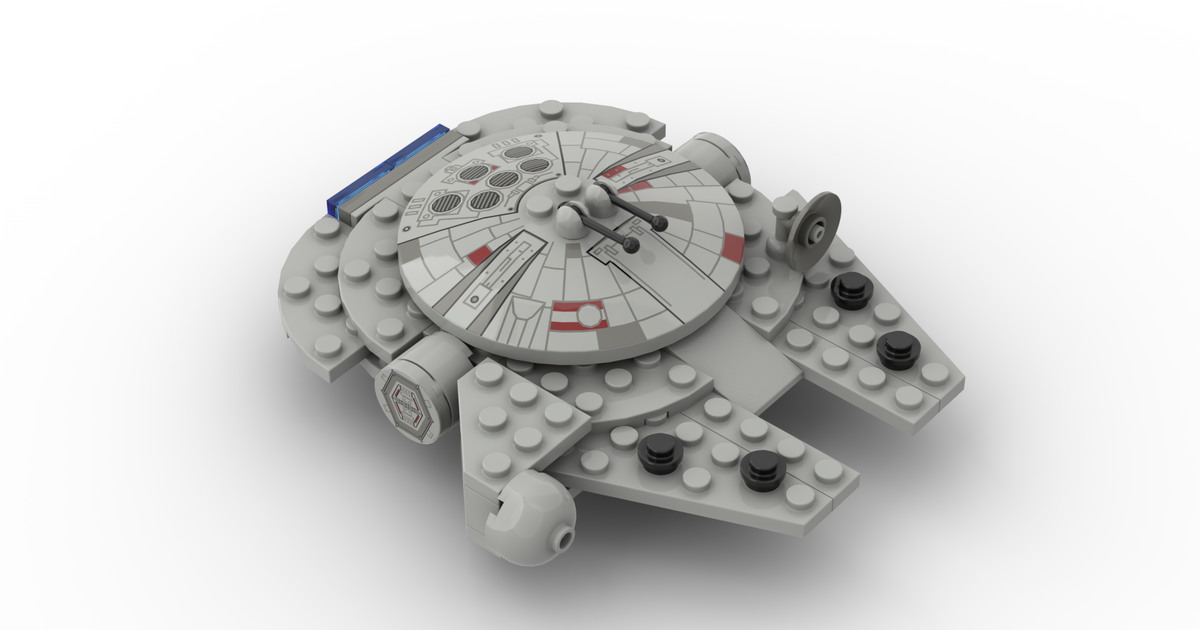 Brick Millennium Falcon - Mini by Brickmaster | Download free STL model ...
