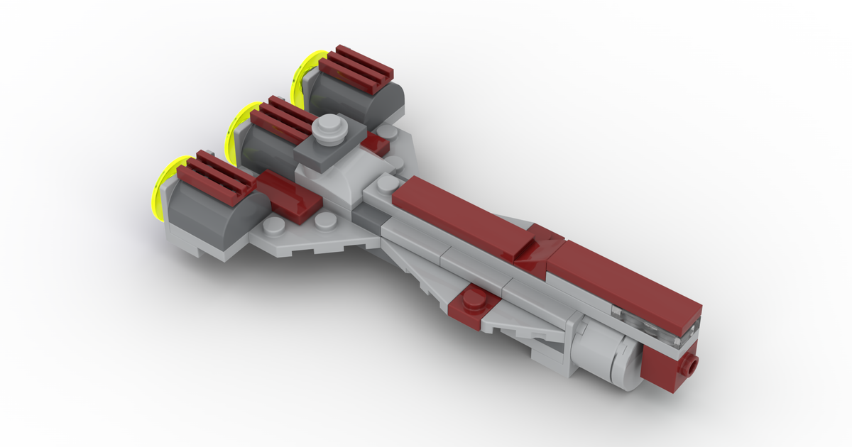 Brick Republic Frigate - Mini polybag by Brickmaster | Download free STL model | Printables.com