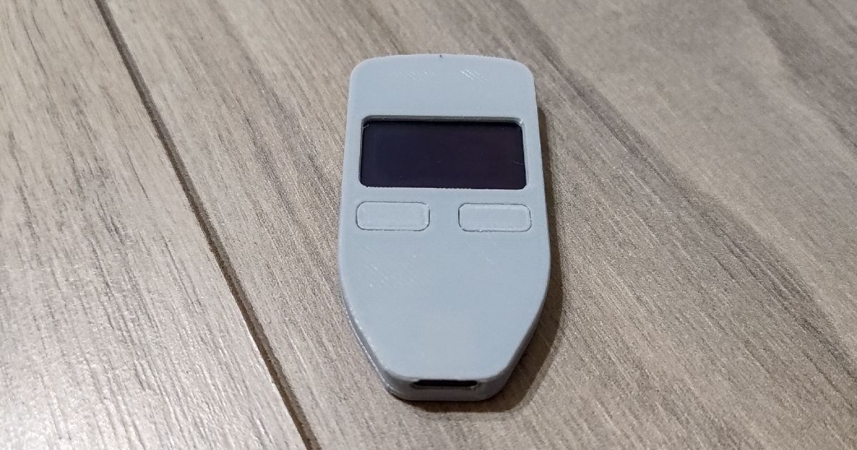 Trezor Model One (USB C) case by Gigahawk | Download free STL model ...