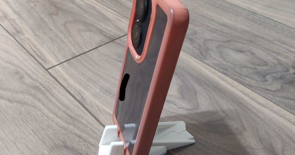 Pocket Tripod with Enlarged Phone Slot by Gigahawk | Download free STL ...