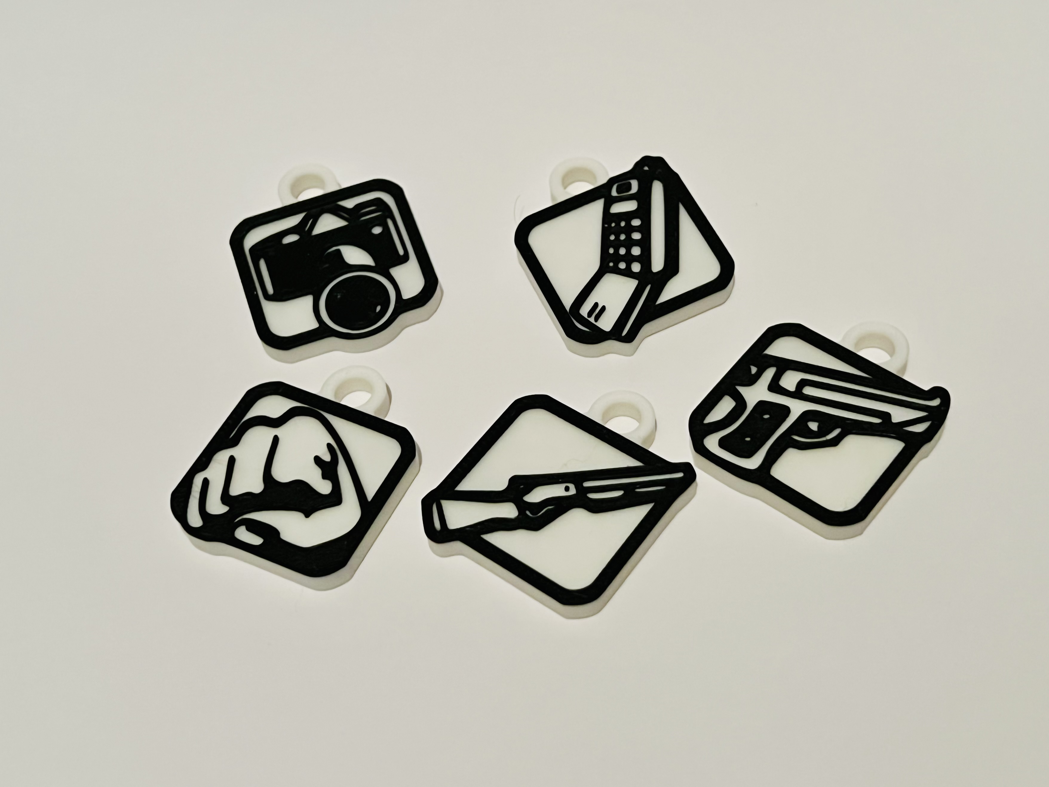 KeyChain 14 icons- GTA San Andreas by Invexpo | Download free STL model ...