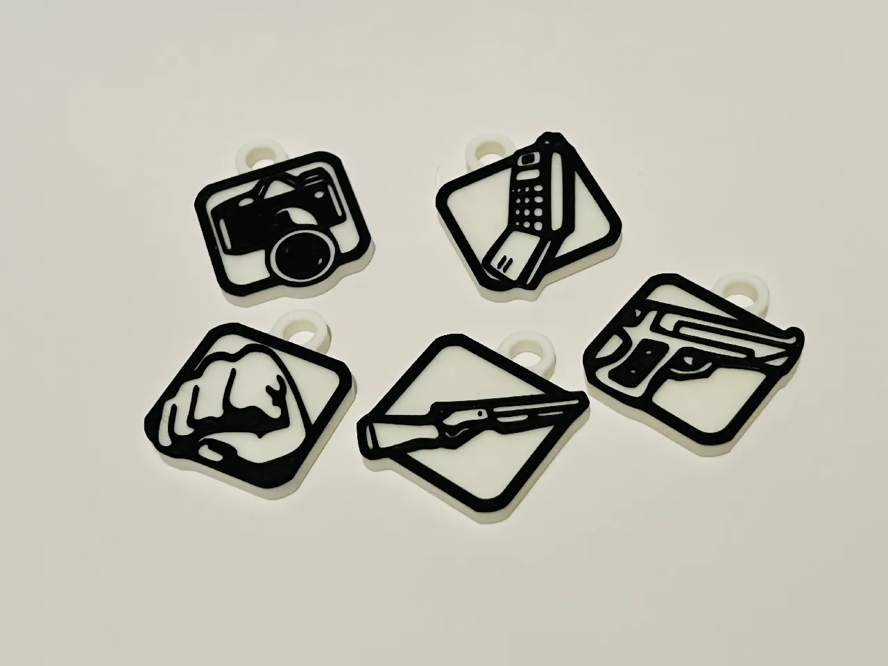 KeyChain 14 icons- GTA San Andreas by Invexpo | Download free STL model ...