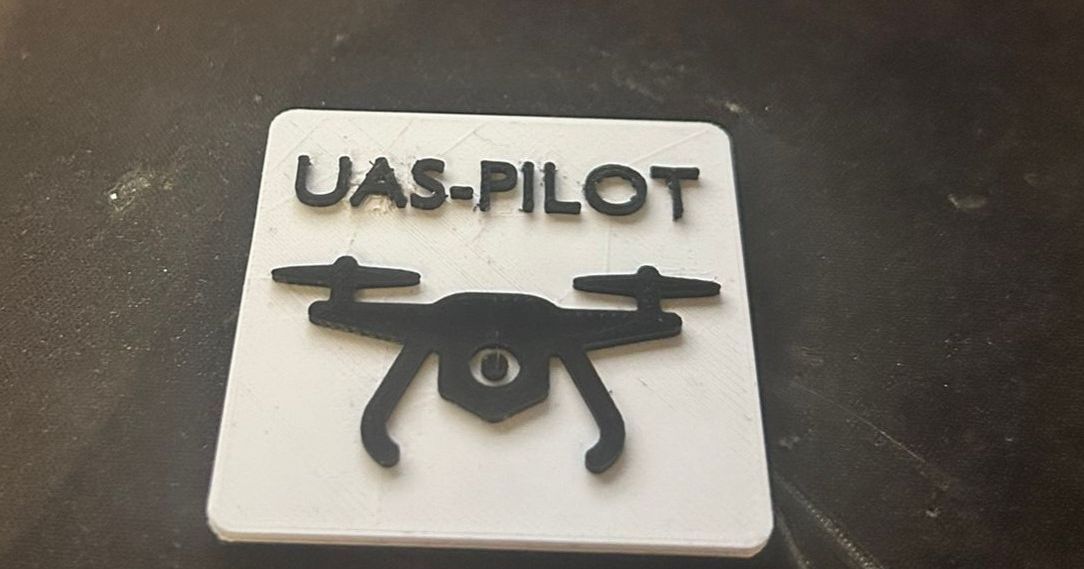 UAS-Pilot Patch by 3d_print_cad.world | Download free STL model ...
