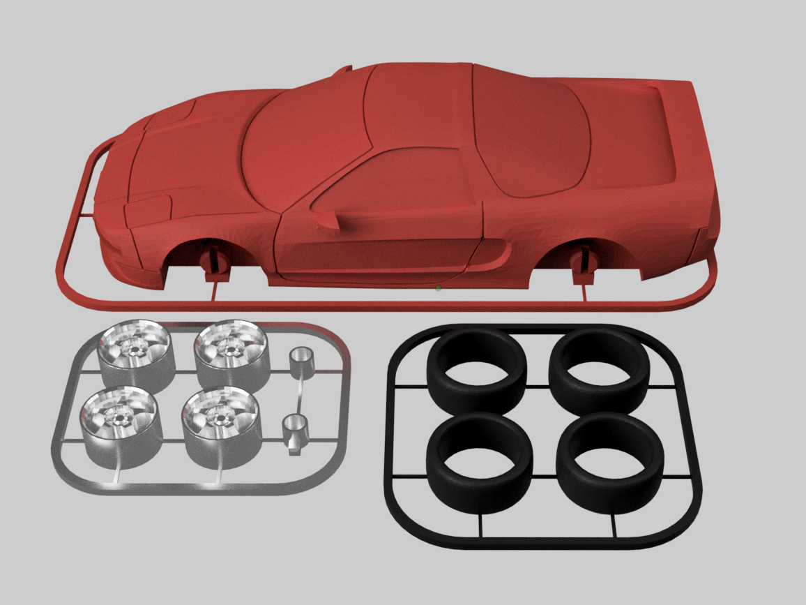Honda NSX Type R Kit Card by The Kit Card Guy | Download free STL model ...