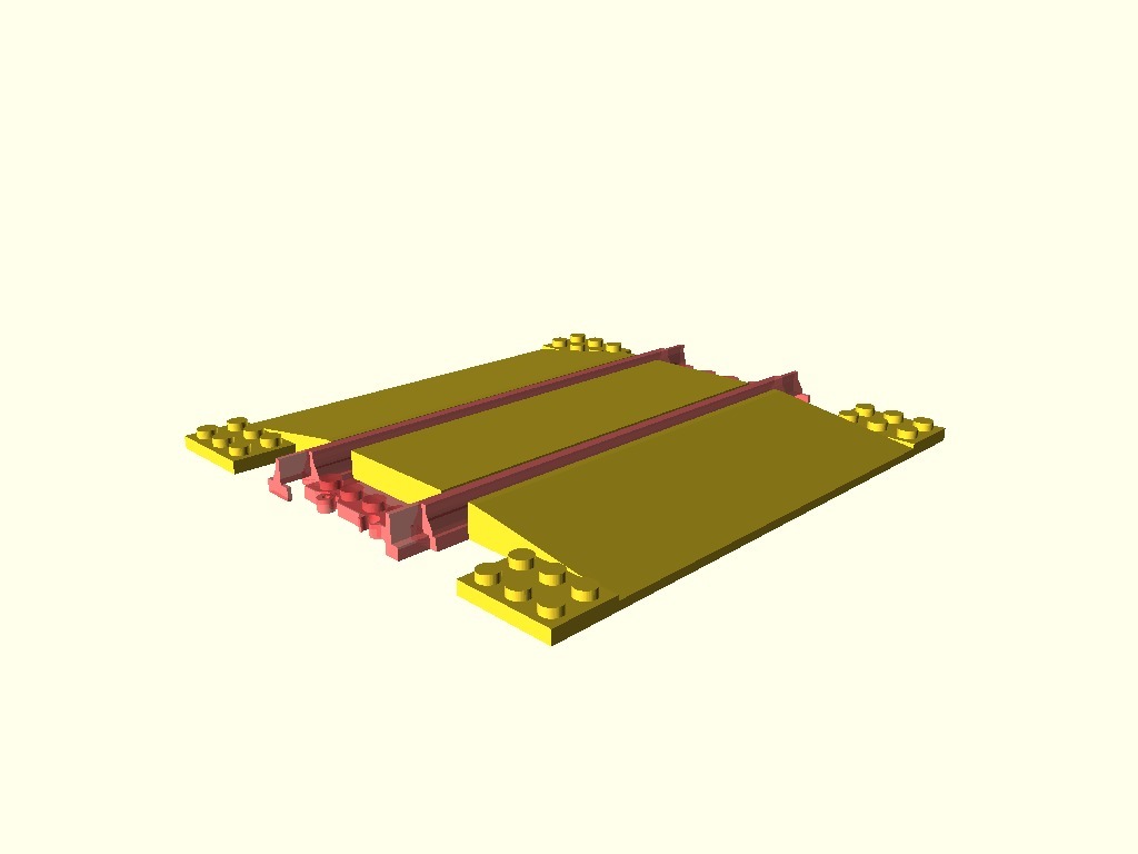 Lego City Train Track compatible X-Cross Bahnübergang Trackcrossing ...