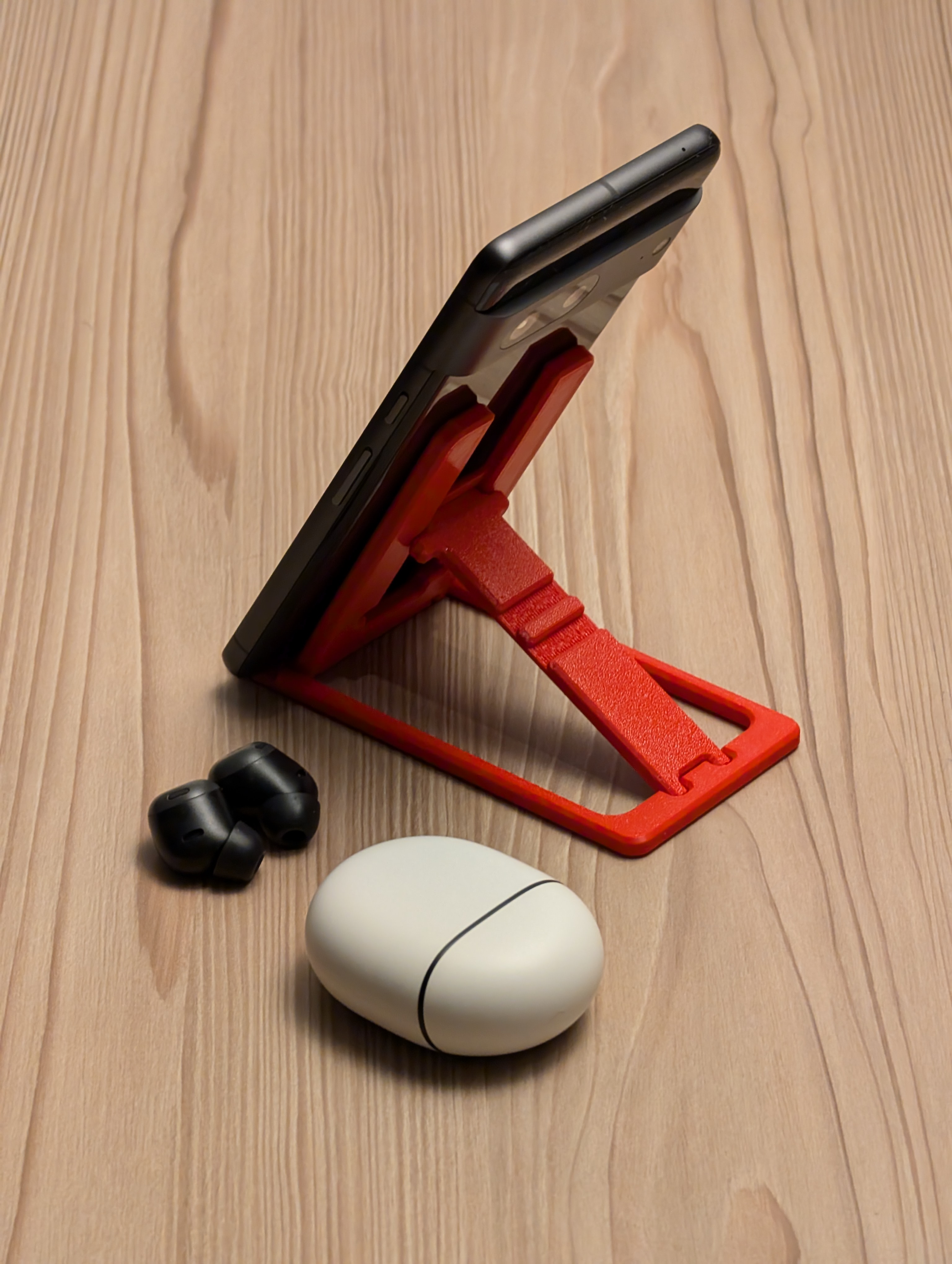 Collapsible Phone Stand (Print in Place) by PRINTER | Download free STL ...