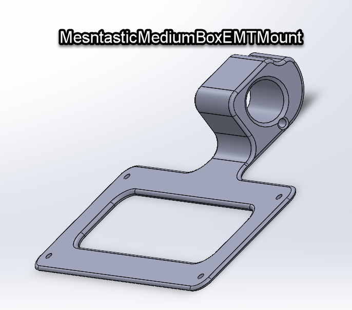 SoShine 6W panel and Enclosure Mount using 3/4" EMT (modular design) by ...
