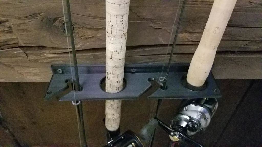 Fishing Rod Holder (Storage Rack) by dextergiii | Download free STL ...