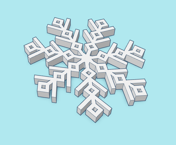 Snow flake by Master Constructor | Download free STL model | Printables.com