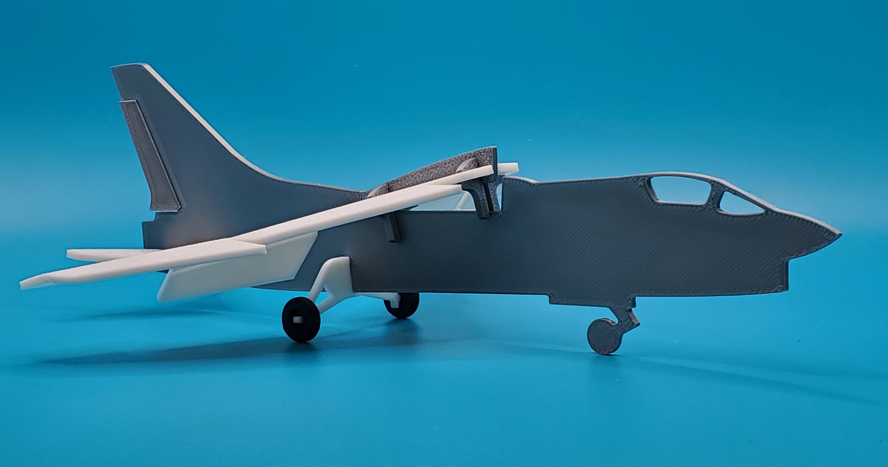 Vought F-8 Crusader "Last of the Gunfighters" model airplane kit por ...