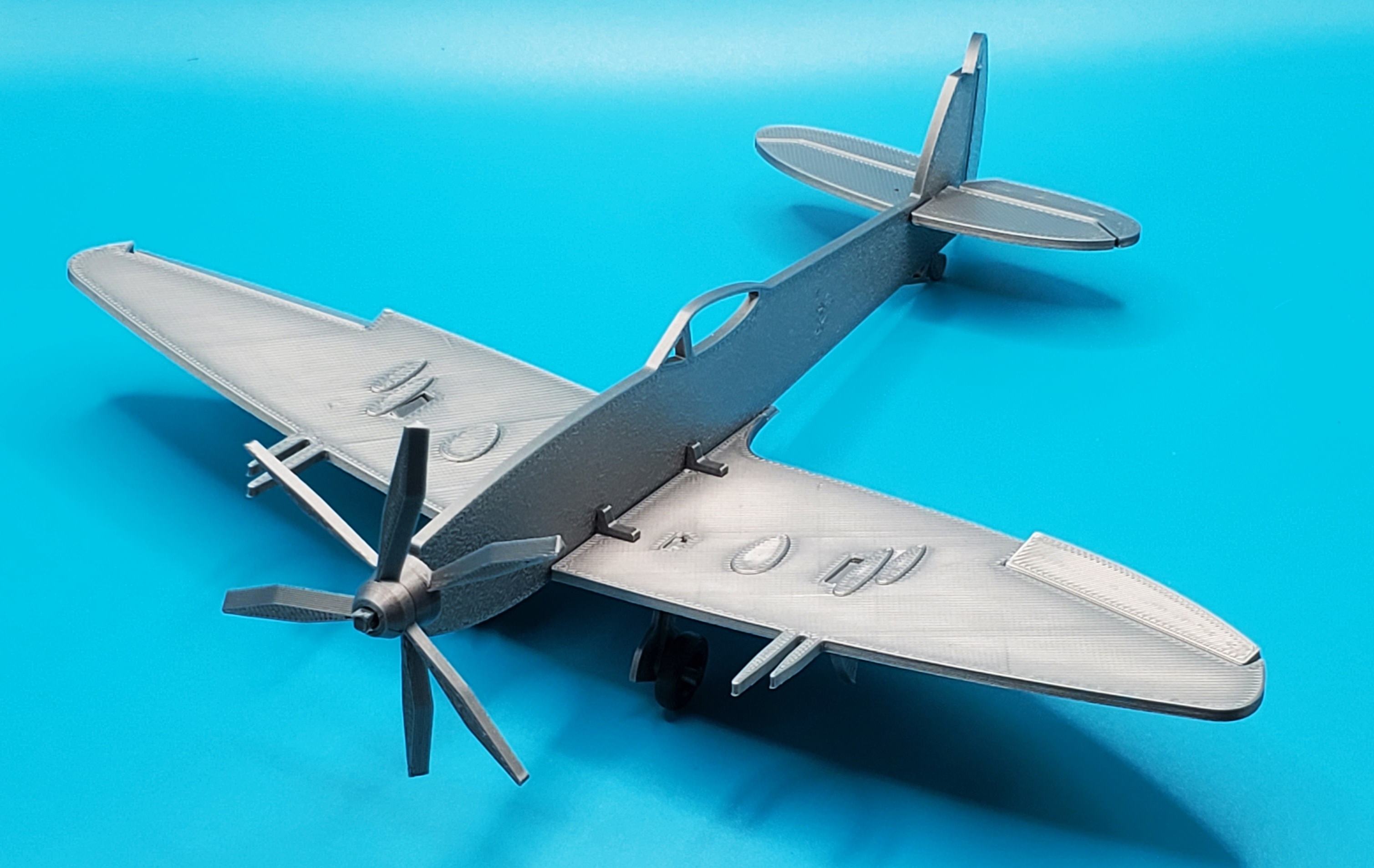 Supermarine Seafire Mk 47 - Contrarotating Props - Model Airplane Kit ...