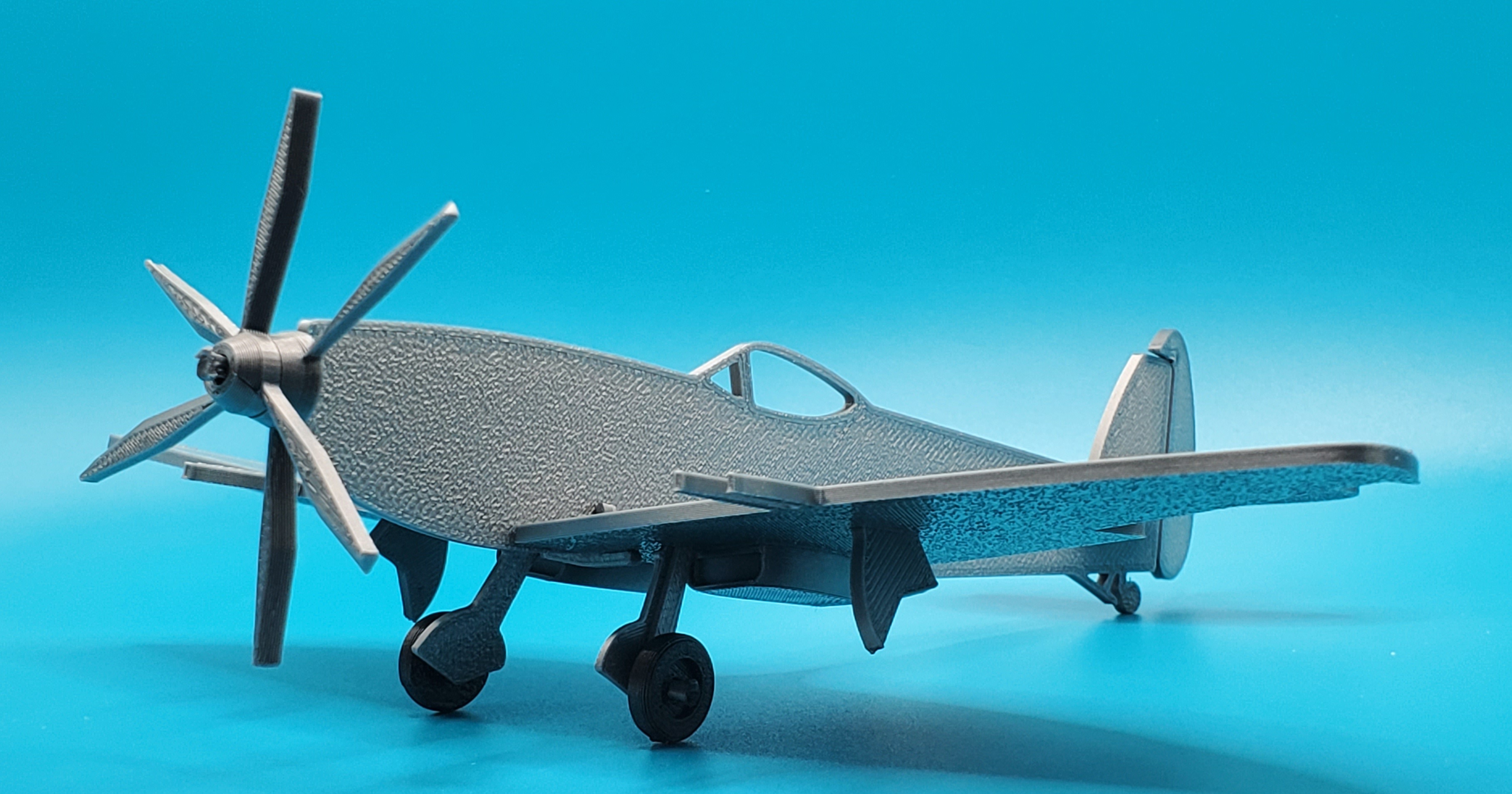 Supermarine Seafire Mk 47 - Contrarotating Props - Model Airplane Kit ...