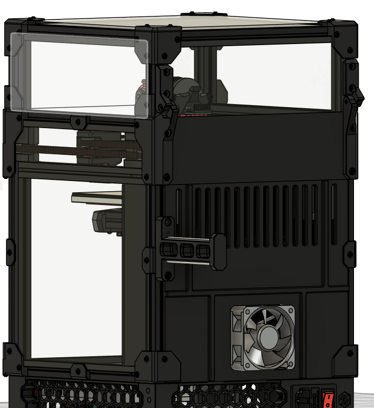 voron v0.2 back panel 60mm fan by kyle davis | Download free STL model ...