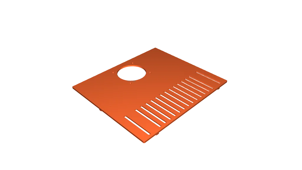 voron v0.2 back panel 60mm fan by kyle davis | Download free STL model ...