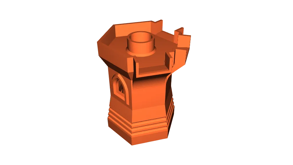 3 sided Fountain tower by James | Download free STL model | Printables.com
