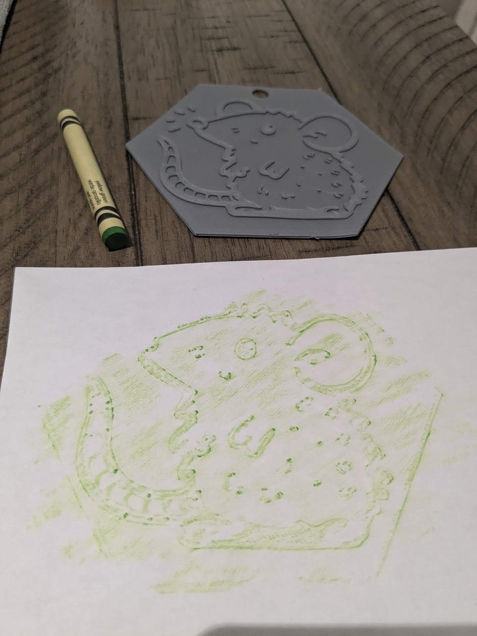 Animal Crayon Rubbing Plates by Toast3DLabs | Download free STL model ...