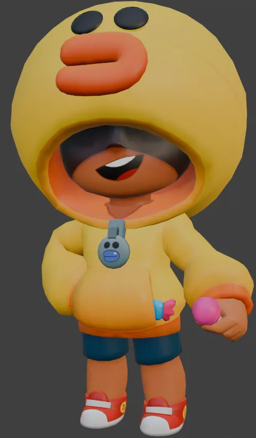 Sally Leon - Brawl Stars by GoatGamez | Download free STL model | Printables.com