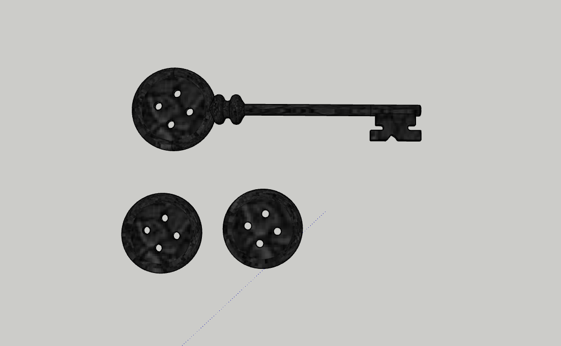 Coraline Button Key por Casual Craft Creations | Descargar modelo STL ...
