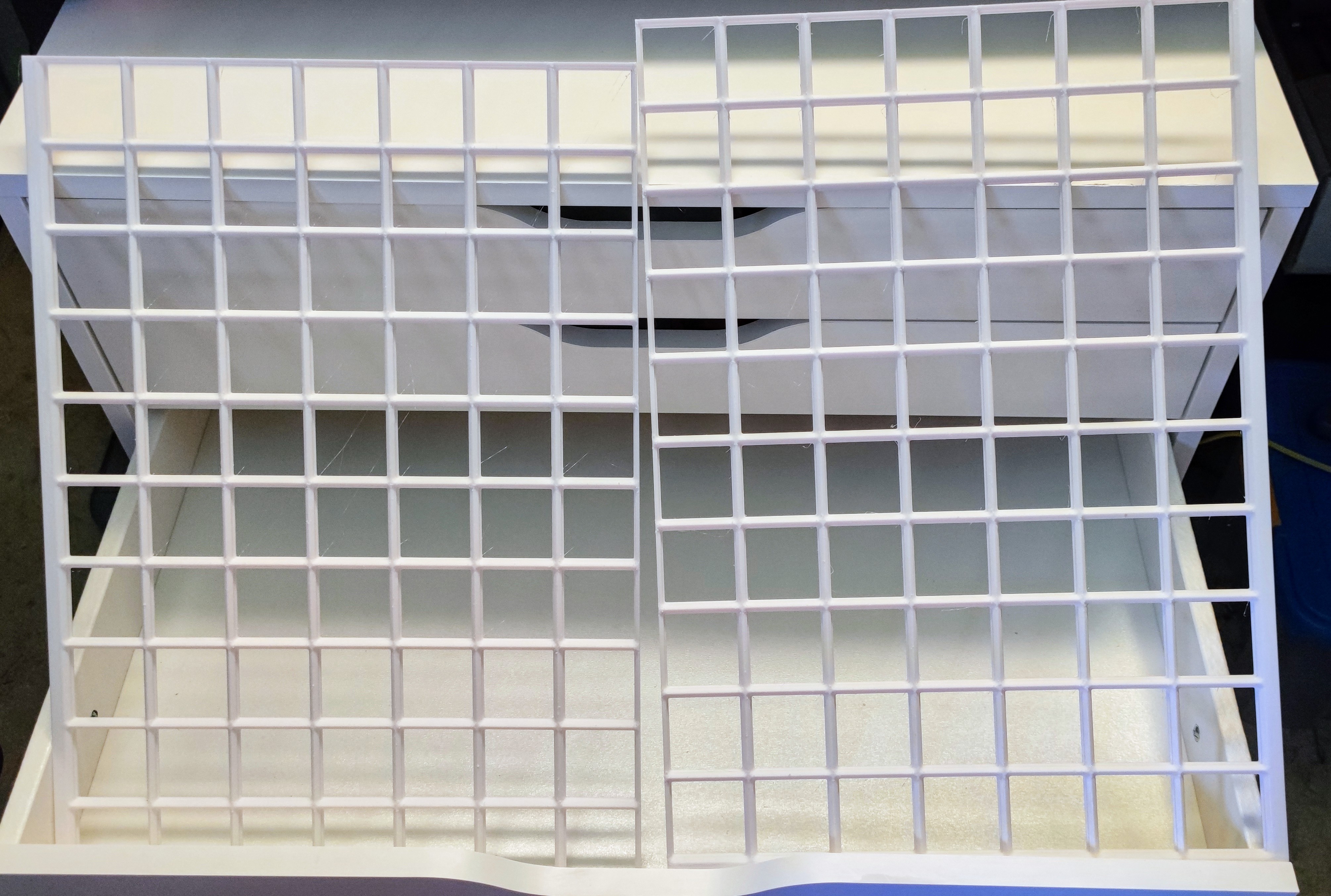 IKEA ALEX Gridfinity Grid for 67x66 cm Drawer (Exact Fit) by flow | Download free STL model ...