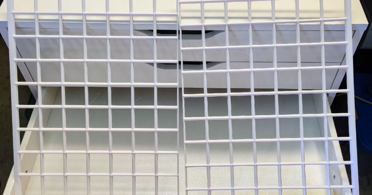 IKEA ALEX Gridfinity Grid for 67x66 cm Drawer (Exact Fit) by flow ...