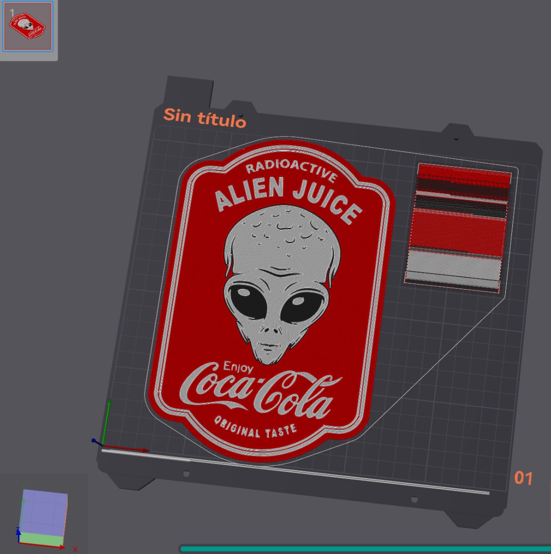 Alien Juice COCA COLA by Haritz Orcaray | Download free STL model ...